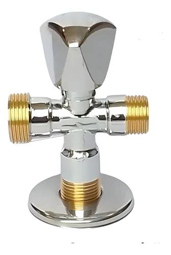 Llave Angular Doble Salida 12 X 12 X 34 Sertec Cuotas Sin Interés