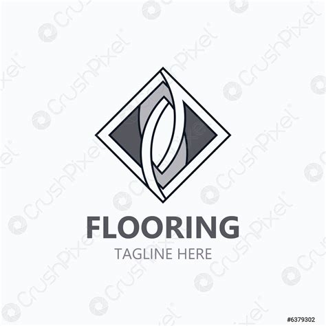 Flooring Logo Design Custom Layer Vector Elegant Business Store