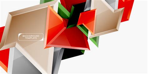 3d 효과 추상적 인 배경 템플릿을 가진 최소한의 기하학적 삼각형 0명에 대한 스톡 벡터 아트 및 기타 이미지 0명 기하 디자인 Istock