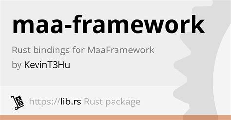 maaframework — rust testing library lib rs