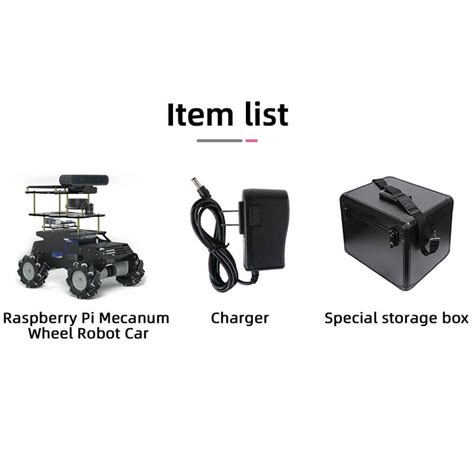 xiaor geek rapberry pi ros mecanum wheel smart programmable lidar robo