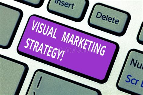 Word Writing Text Visual Marketing Strategy Business Concept For