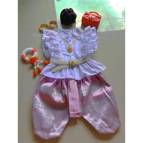 ชุดไทยเด็กผู้หญิงชุดไทยไปโรงเรียนชุดไทยงานบวชชึดไทยงานแต่งชุดไทยลอยกระทงชุดไทยสงกราน Kob