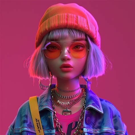 Premium Photo 3d Rendered Photos Of A Portrait Of Pixar Style Girl