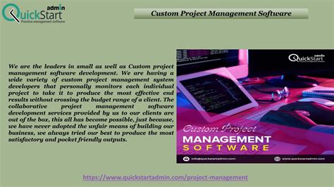 Ppt Custom Project Management Software Best Project Time Management