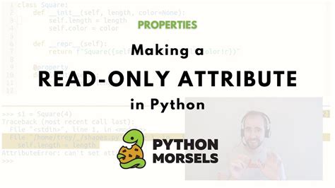 Making A Read Only Attribute In Python Youtube