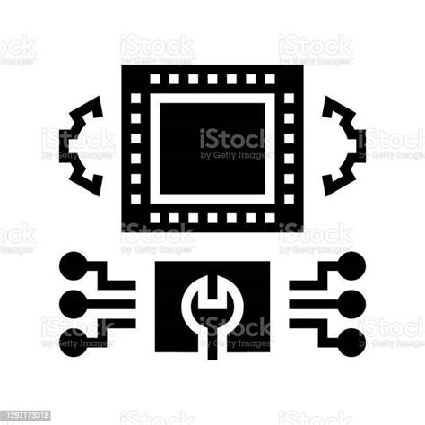 엔지니어링 시스템 글리프 아이콘 벡터 일러스트레이션 네트워크 서버에 대한 스톡 벡터 아트 및 기타 이미지 네트워크 서버
