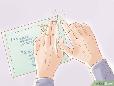 How To Open An Envelope Having Three Perforated Sides 14 Steps