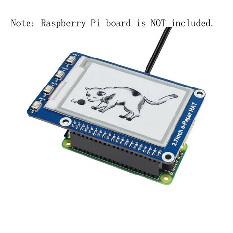 2 7inch eink e paper display screen module hat kit for arduino raspi