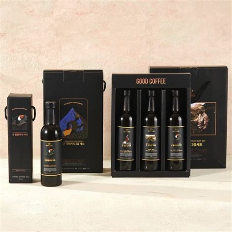 굿 더치커피 고급 선물세트 1종2종3종 바른손더기프트