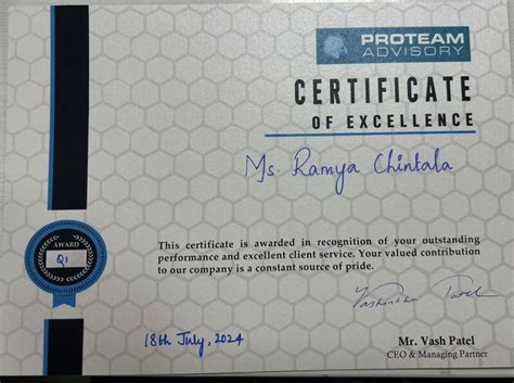 Ramya Chintala On Linkedin Hi Connections I Am Truly Honoured To Have