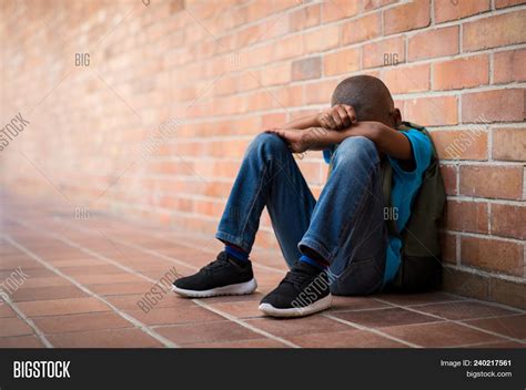 Young Boy Sitting Image And Photo Free Trial Bigstock