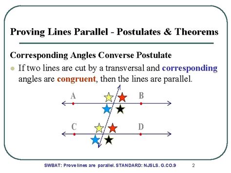 Lesson 3 3 Proving Lines Parallel Swbat Prove