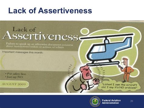 Airworthiness Human Factors And The Lack Of Assertiveness