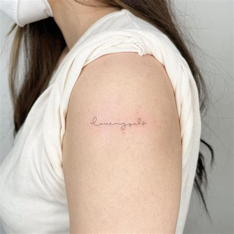Cursive T Tattoo