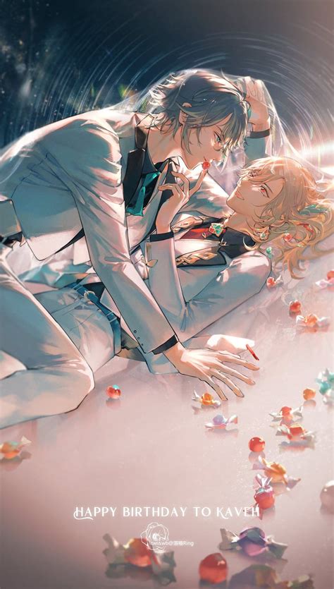 Alhaitham Kaveh And Kaveh Genshin Impact Drawn By Luochun Ring