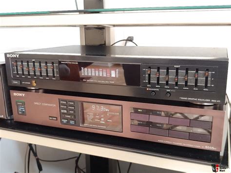 Sony Seq 411 Graphic Equalizer Spectrum Analyzer Display Photo 2588592 Aussie Audio Mart