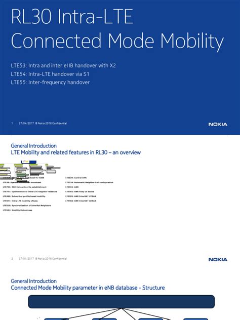 Connected Mode Mobility Intra Lte V2 0 Pdf Telecommunications