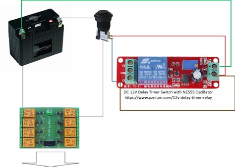 Latching Relay Circuit Momentary Switch