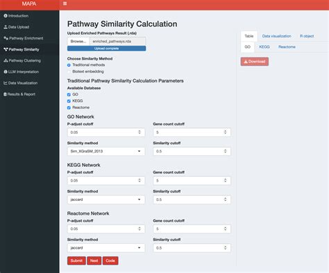 Mapa Tutorial 13 Pathway Similarity Calculation
