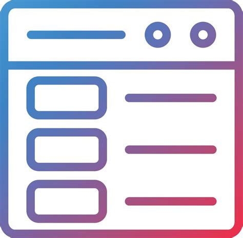 Vector Design Web Layout Icon Style 22302838 Vector Art At Vecteezy