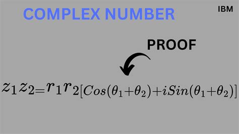 Proof Of Multiplication Of Complex Numbers In Polar Or Circular Form