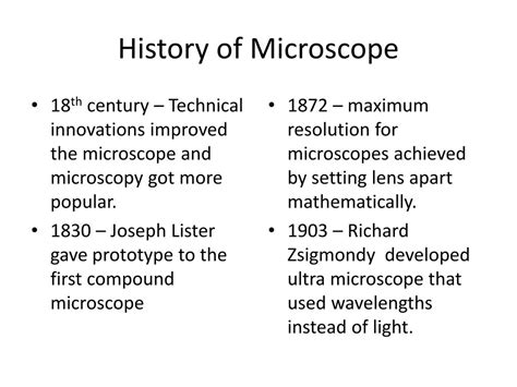 Ppt History Of The Microscope Powerpoint Presentation Free Download Id 6496939