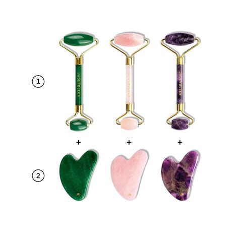 Duo Gua Sha And Roller Jade Roller®