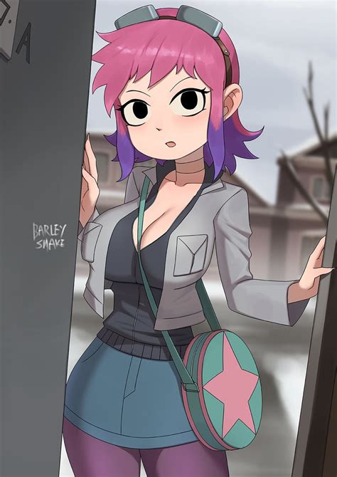 Ramona Flowers Scott Pilgrim Drawn By Barleyshake Danbooru