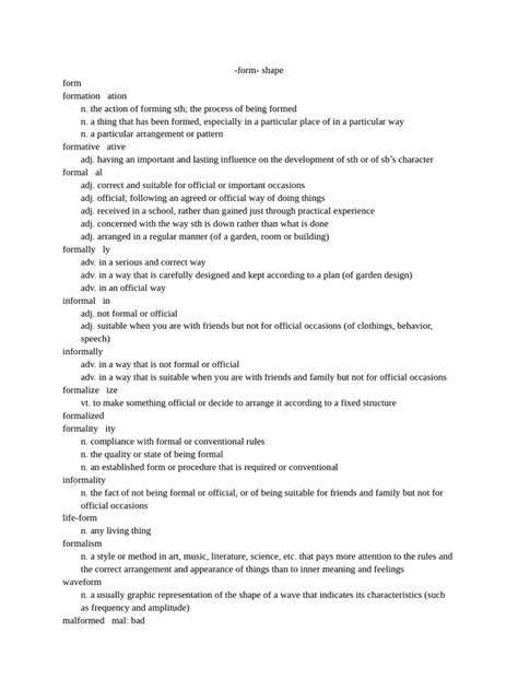 Form Shape Pdf Information Conformity