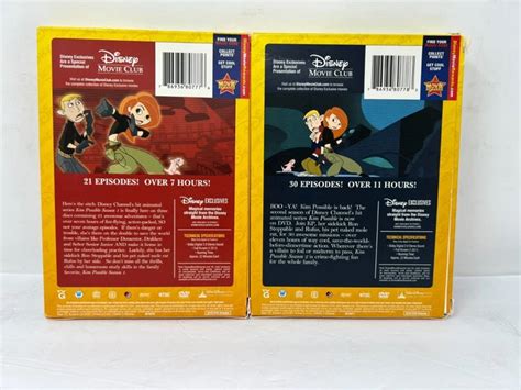 Disney Kim Possible Season 1 And 2 Dvd 2010 Tv Series Boxset Good