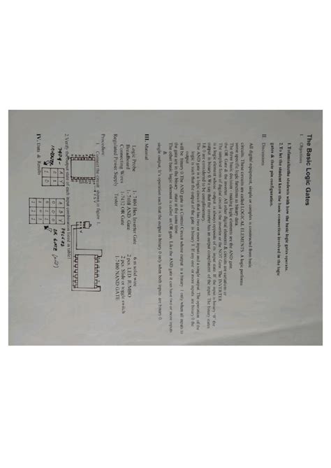 SOLUTION Basic Logic Gates Experiment Studypool