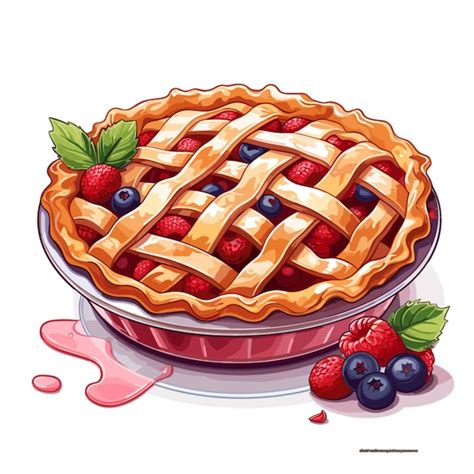 Premium Vector Pie Vector On White Background
