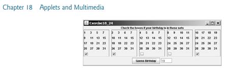 Chapter 18 Applets And Multimedias 5 Exercise1824check The Boxes If You