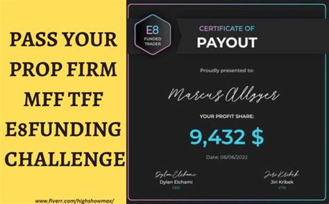 Pass Your Mff Prop Firm Challenge By Highshowmax Fiverr