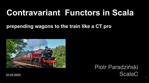 Contravariant Functors In Scala Pdf