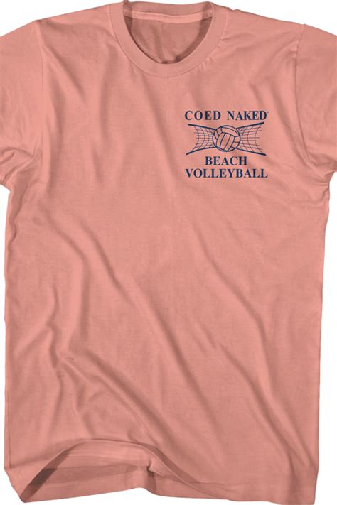 Beach Volleyball Coed Naked T Shirt