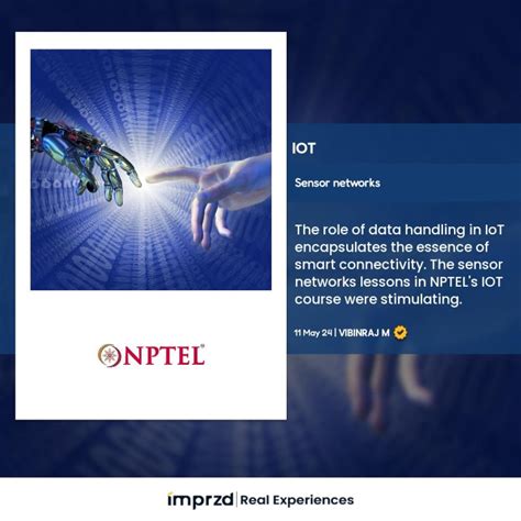 Vibinraj M On Linkedin Nptel