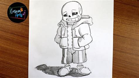How To Draw Sans Undertale Step By Step Youtube