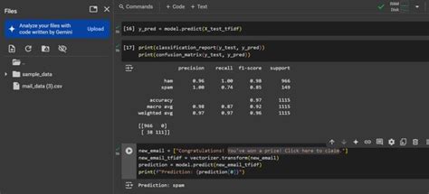 Machinelearning Datascience Spamdetection Python Ai Firstproject