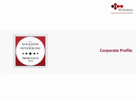 Sg Analytics Research And Analysis Pdf Business Administration Business