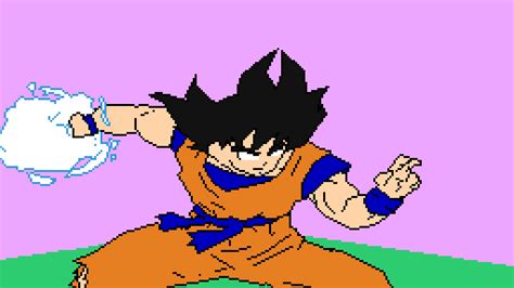 Pixilart Goku Spirit Bomb By Ghost