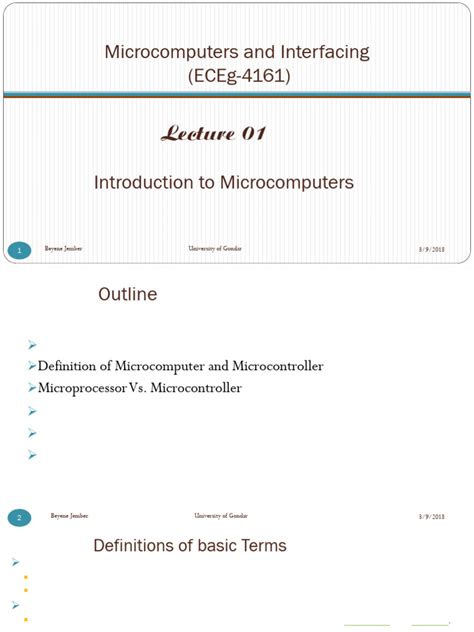 Ch 01 Introduction To Microcomputers Pdf Central Processing Unit