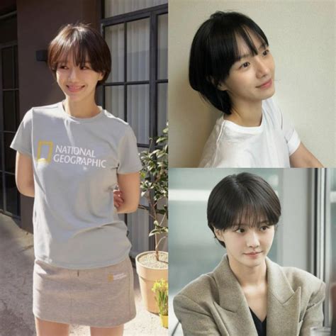 여자보브컷 보브단발 여자숏컷 박규영단발 스타일링 네이버 블로그