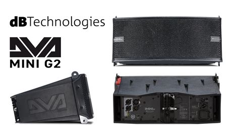 dBTechnologies DVA Mini G обновленная версия компактного линейного массива SOUNDMAN