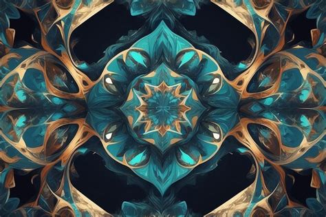 Premium Ai Image 3d Abstract Geometrical Kaleidoscope Transformation