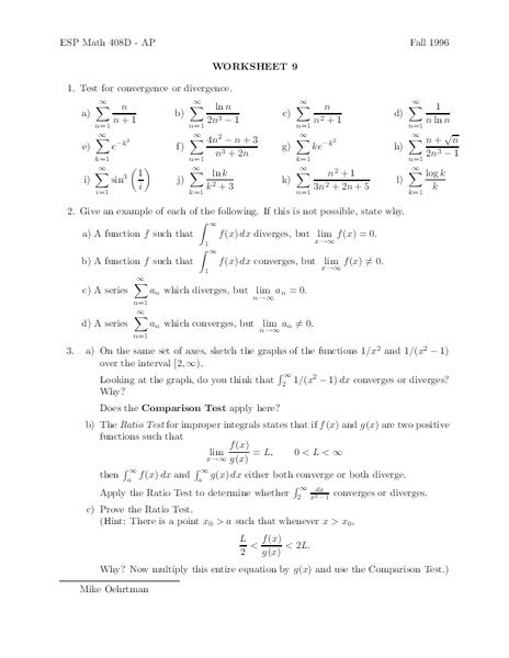 Worksheet 9 Worksheet For 11th Higher Ed Lesson Planet
