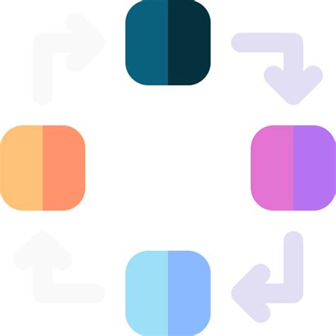 Workflow Basic Rounded Flat Icon