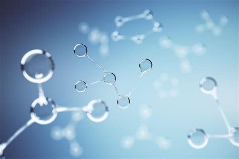 Premium Photo Creative Molecule Background