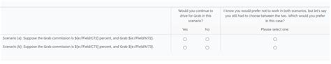 Hiding Column2 In A Side By Side Question And Revealing It Upon